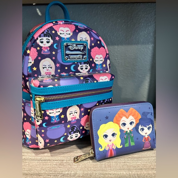 Loungefly | Bags | Hocus Pocus Loungefly Backpack With Matching Wallet ...